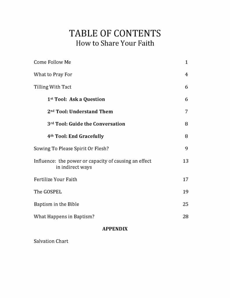 How to Share Your Faith Booklet – Summit Store