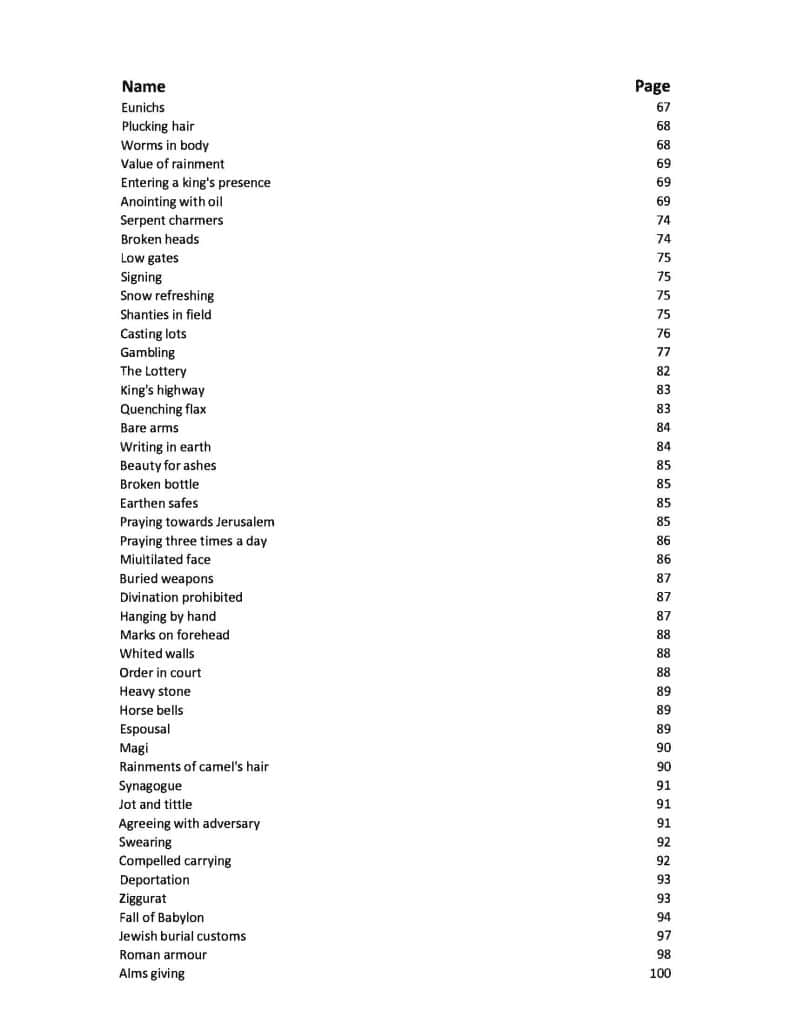 Insights in Bible Customs Textbook – Summit Store
