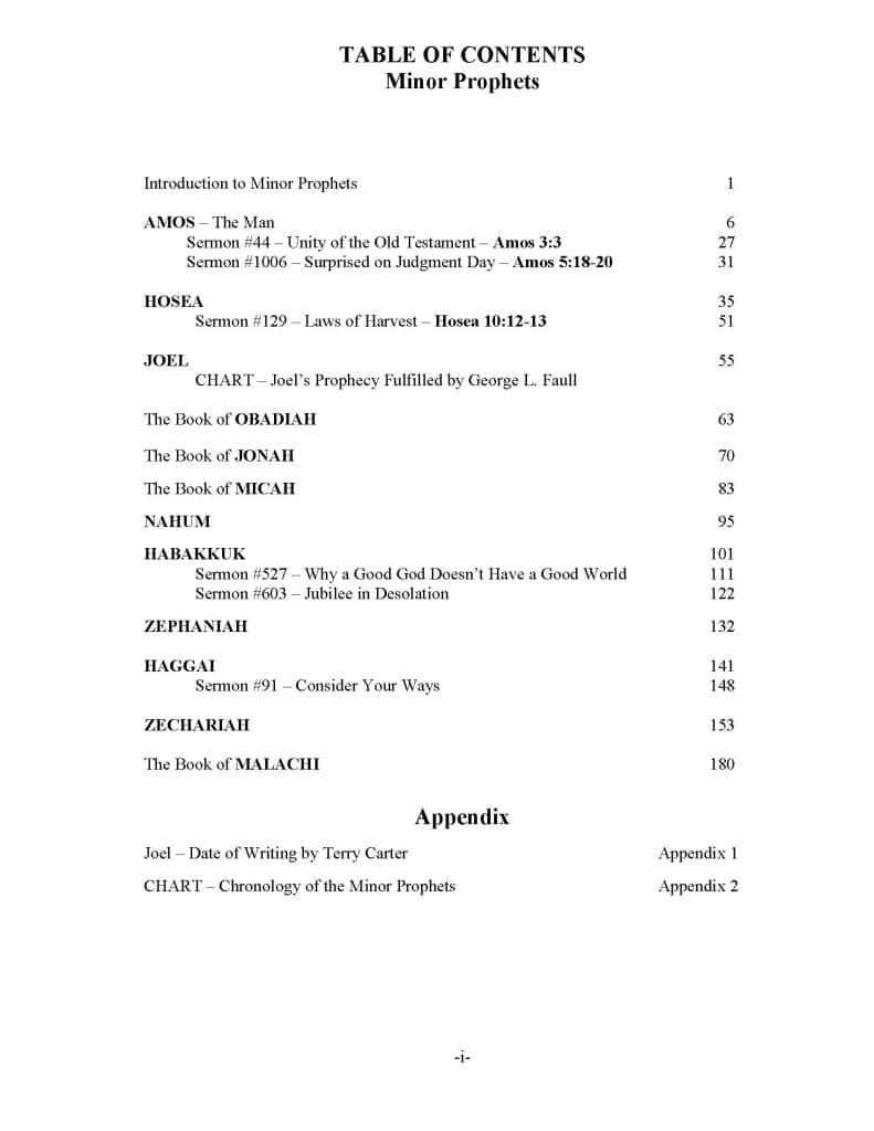 Minor Prophets Textbook – Summit Store